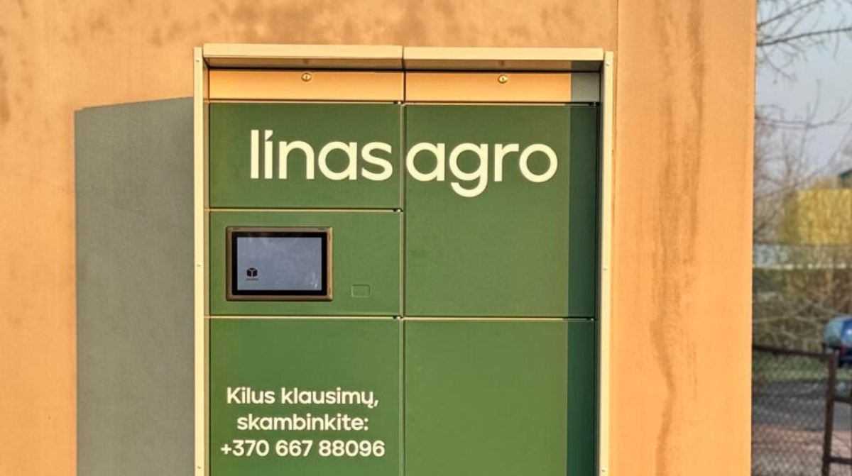 Mano ūkis - „Linas Agro“ Šakiuose įrengė pirmąjį paštomatą